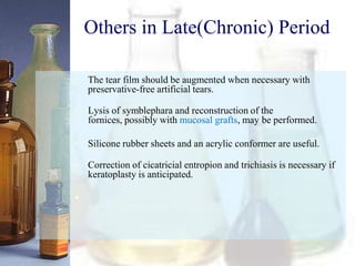 Chemical injury to eye | PPT