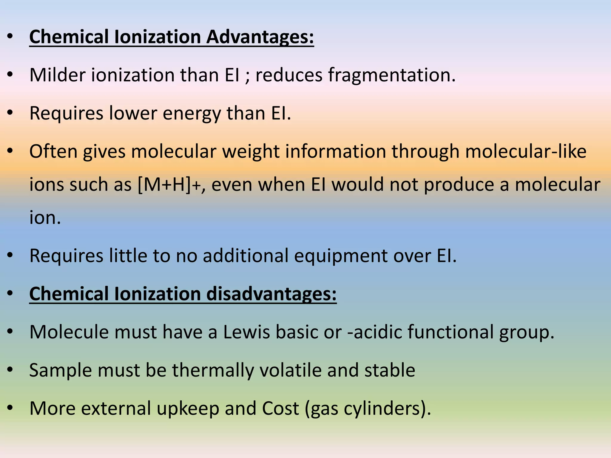 Chemical ionization | PPTX