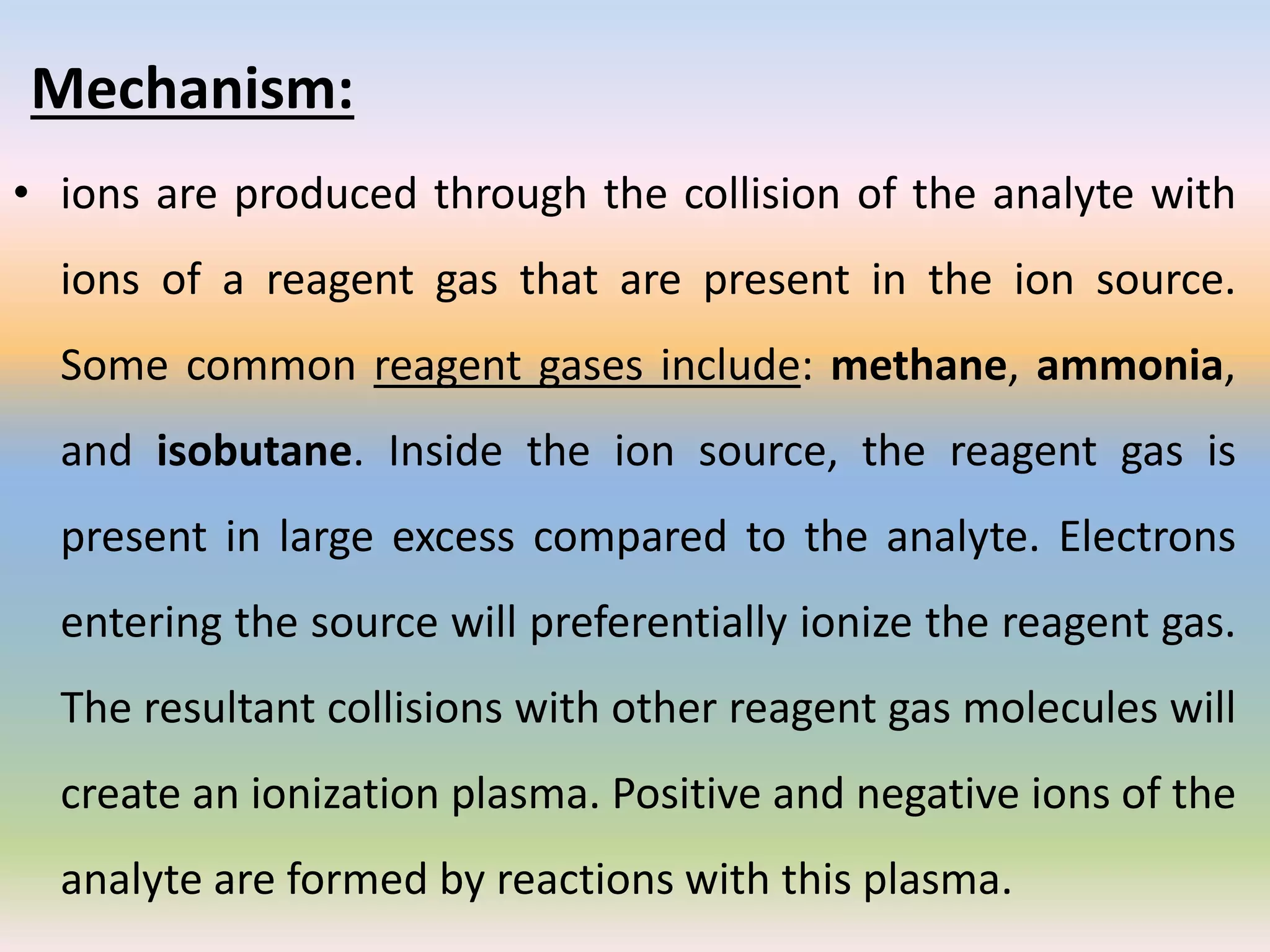Chemical ionization | PPTX