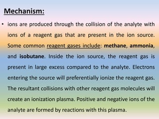 Chemical ionization | PPTX