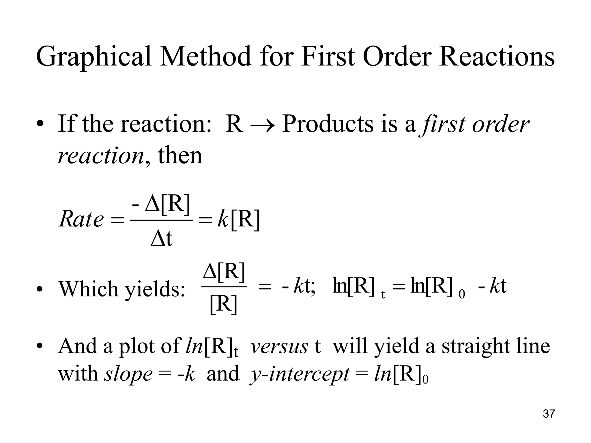 Chemical kinetics and reaction lecture notes | PPT