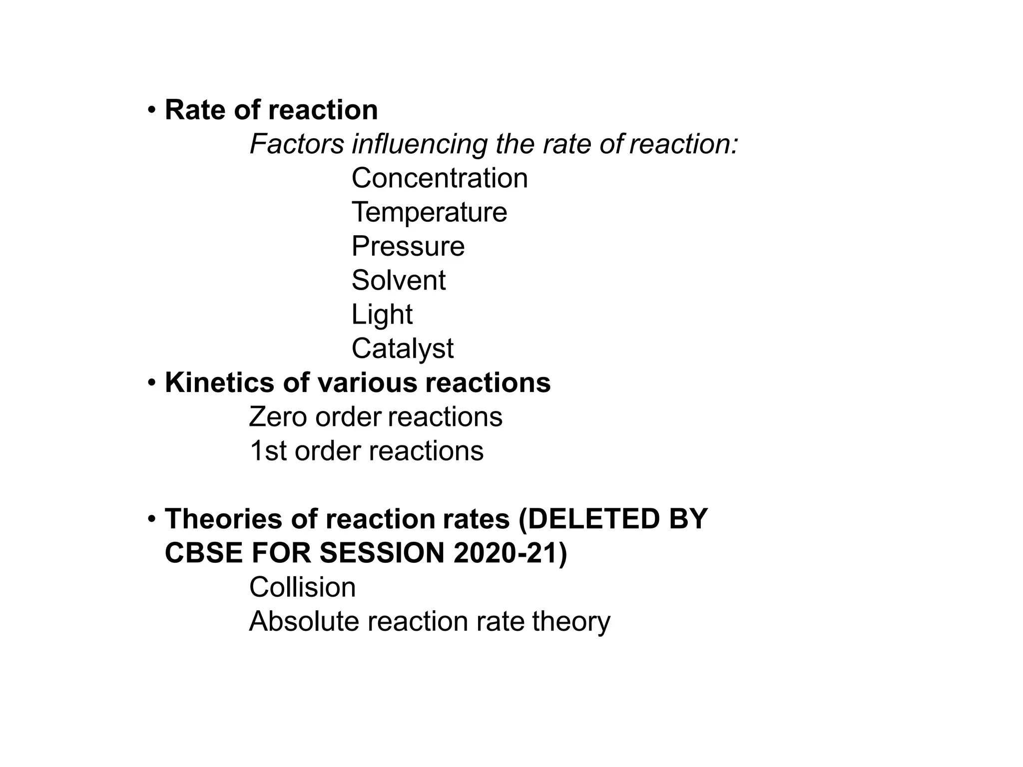 Chemical kinetics | PPTX | Chemistry | Science