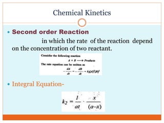 Chemical kinetics | PPTX | Chemistry | Science