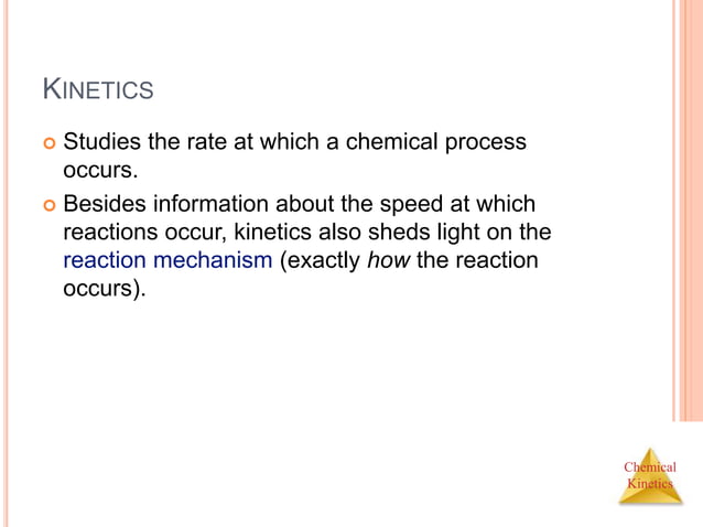 Chemical Kinetics | PPT
