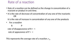 Chemical kinetics.pptx.............................. | PPTX