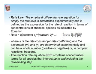 Chemical kinetics dr. asm | PDF | Chemistry | Science