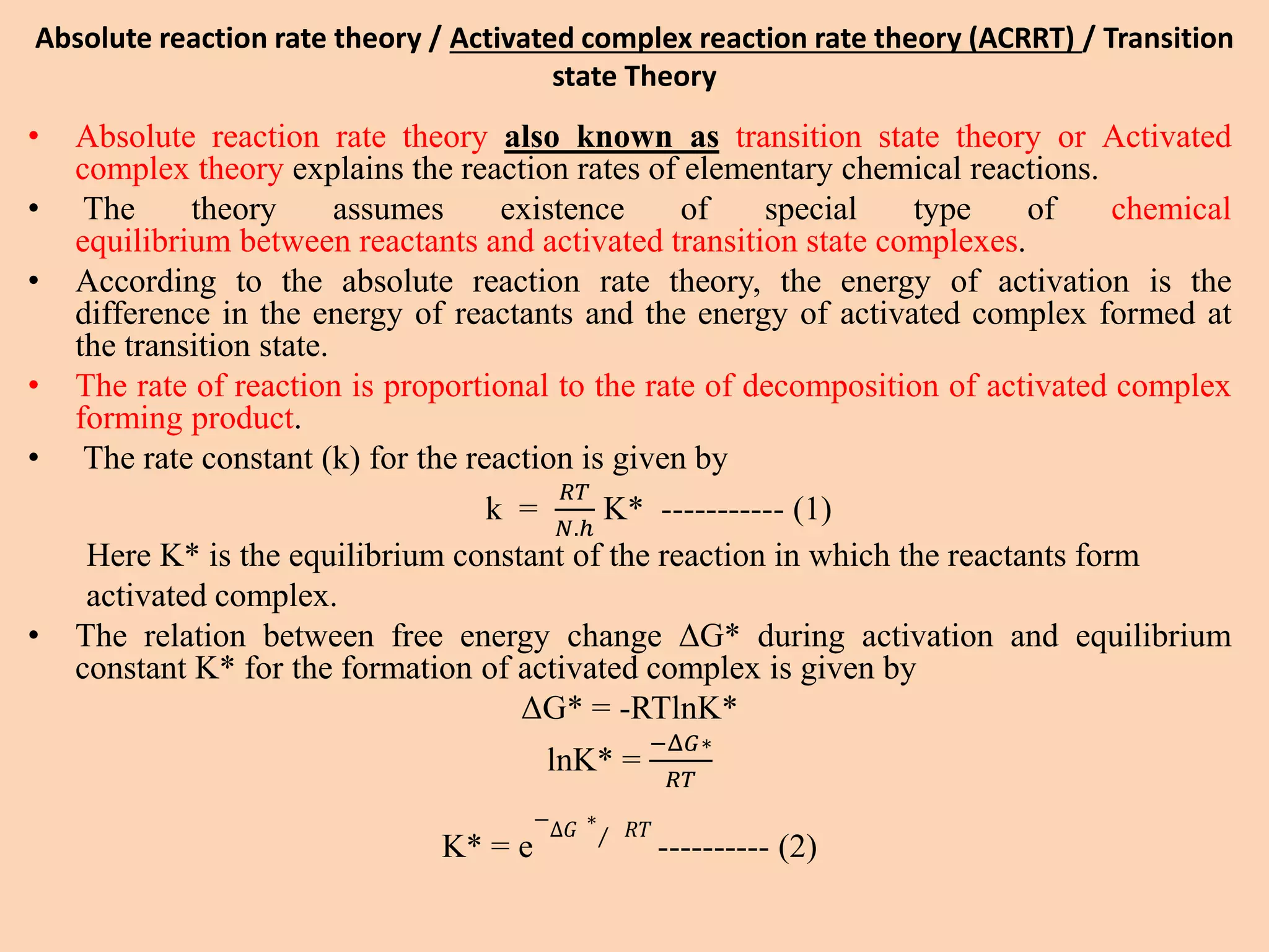 Chemical kinetics I | PPTX