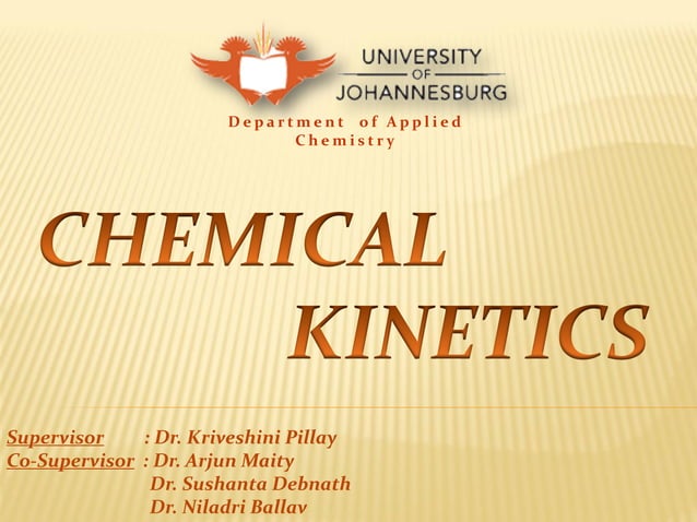 Chemical kinetics presentation | PDF | Chemistry | Science