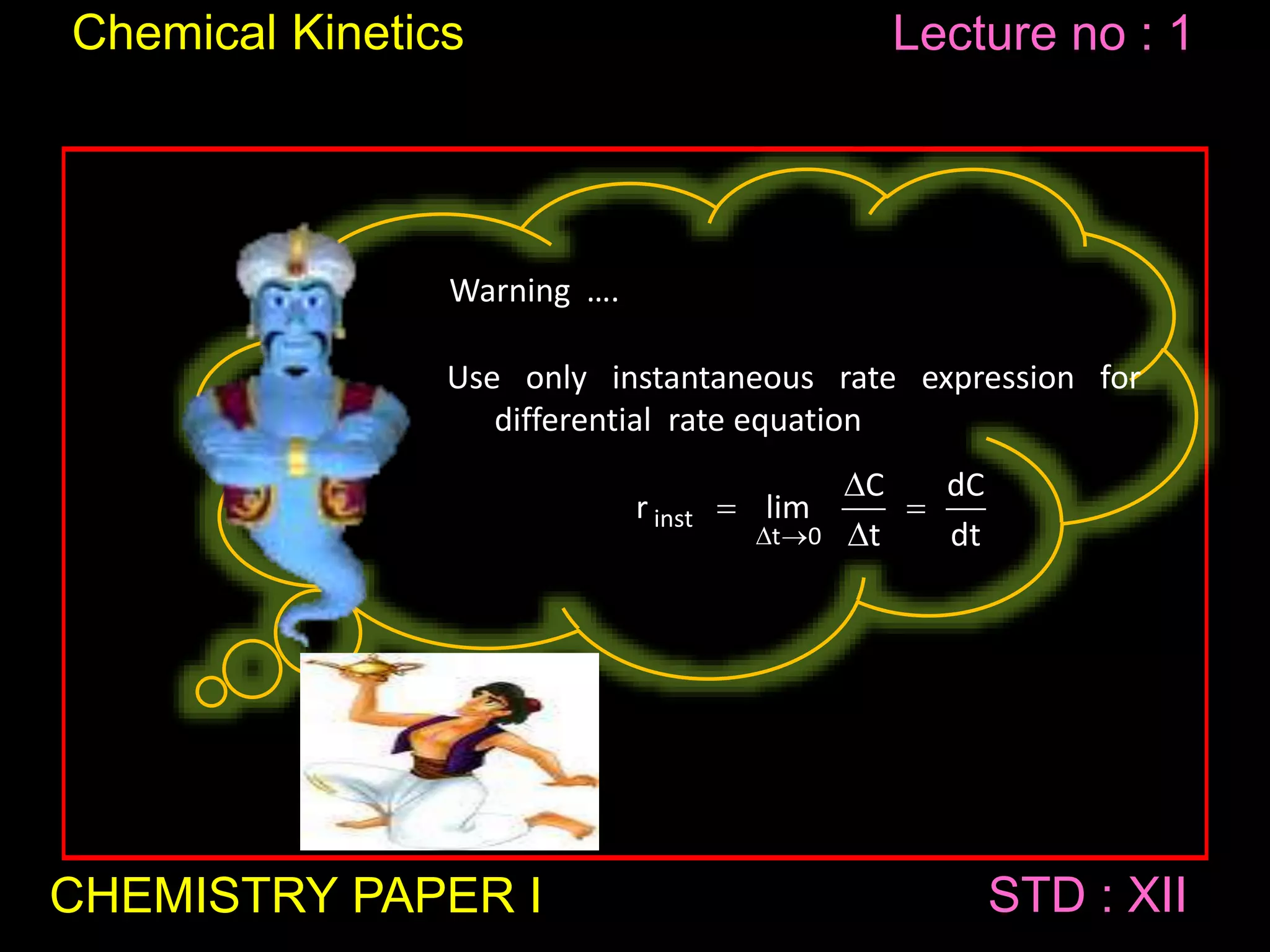 Chemical kinetics 1 | PPTX