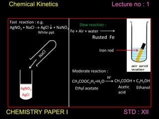 Chemical kinetics 1 | PPTX