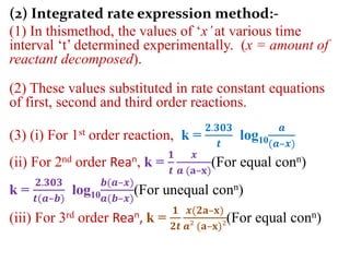 Chemical Kinetics | PPTX