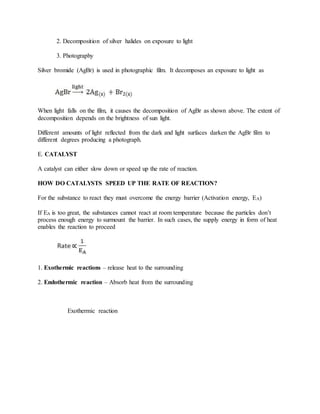 Chemical kinetics, equilibrium and energetics | DOCX
