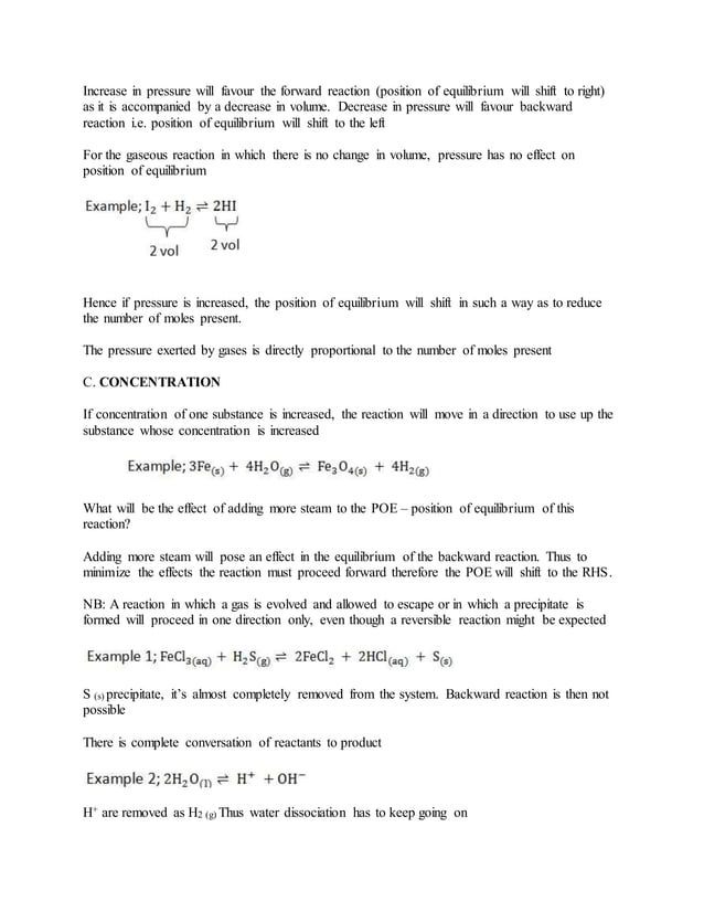 Chemical kinetics, equilibrium and energetics | DOCX