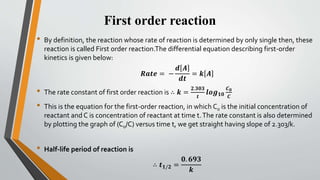 Chemical kinetics | PPT
