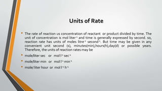 Chemical kinetics | PPTX | Chemistry | Science