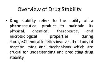 chemical kinetics part 1 mkv ppt pharmacy | PPTX