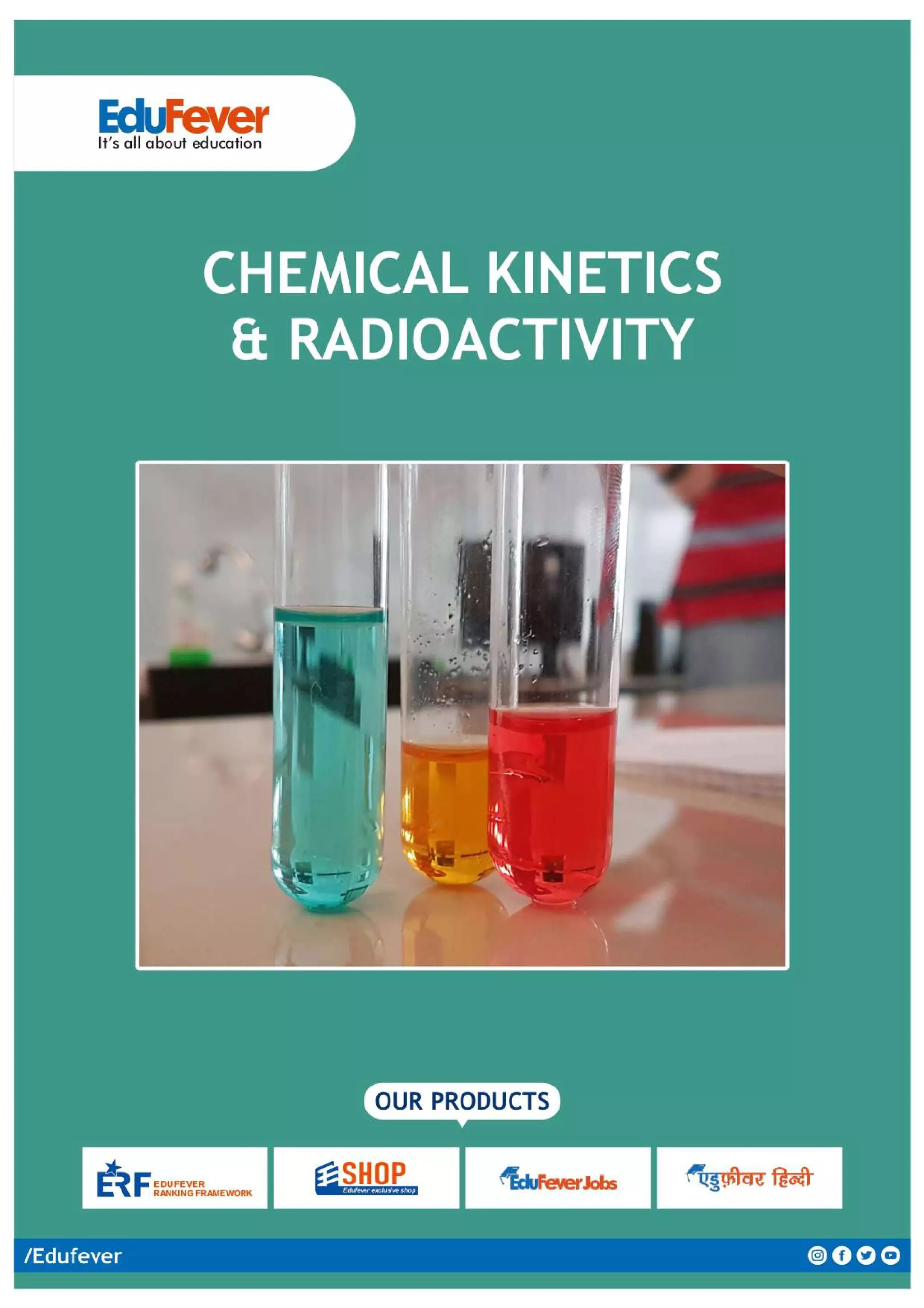 Chemical Kinetics & Radioactivity - Chemistry Revision Notes | PDF