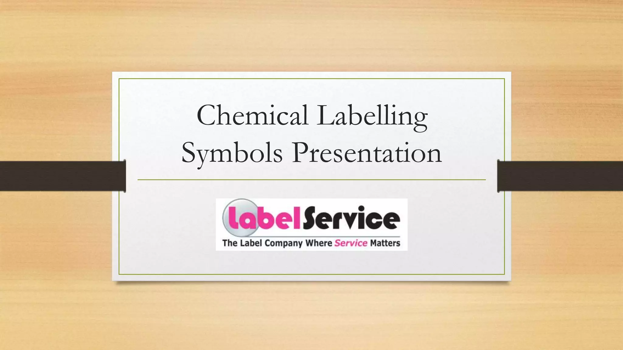 Chemical labelling Symbols | PPTX