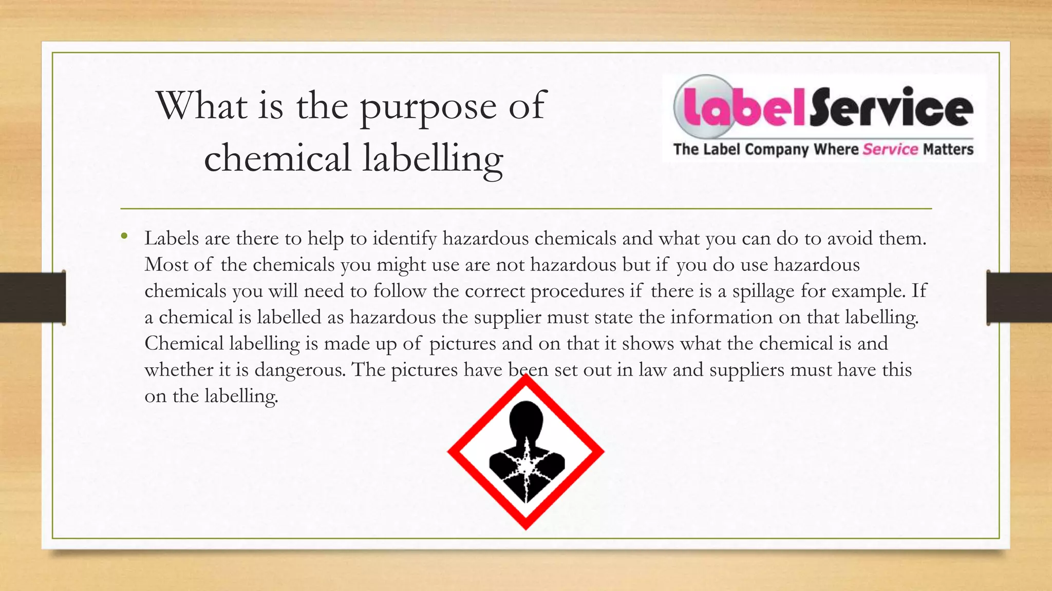 Chemical labelling Symbols | PPTX