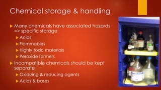 Chemical laboratory safety in higher education | PPTX | Chemistry | Science