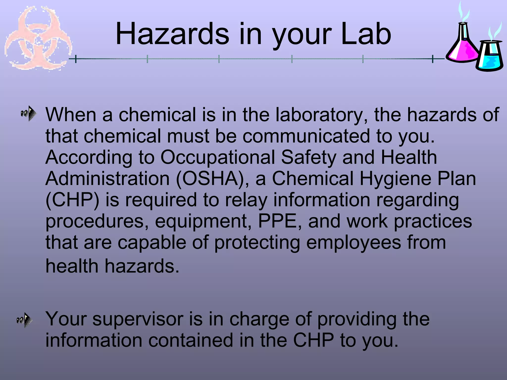 General Laboratory Safety Training | PPT