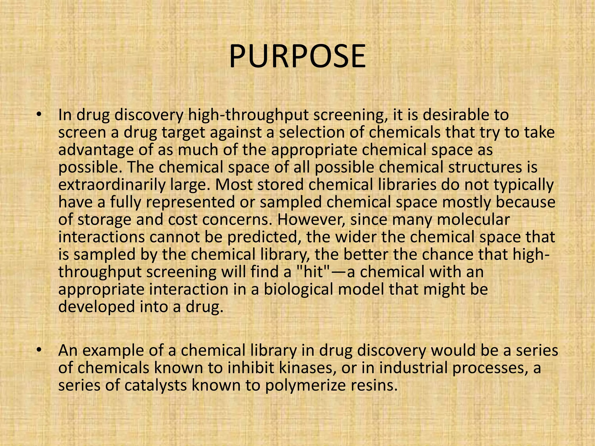Chemical library | PPTX