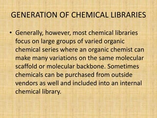 Chemical library | PPTX
