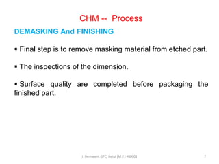 Chemical machining | PPT