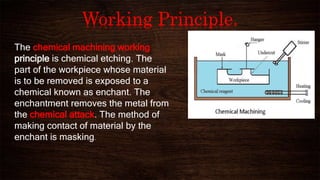 Chemical machining | PPTX