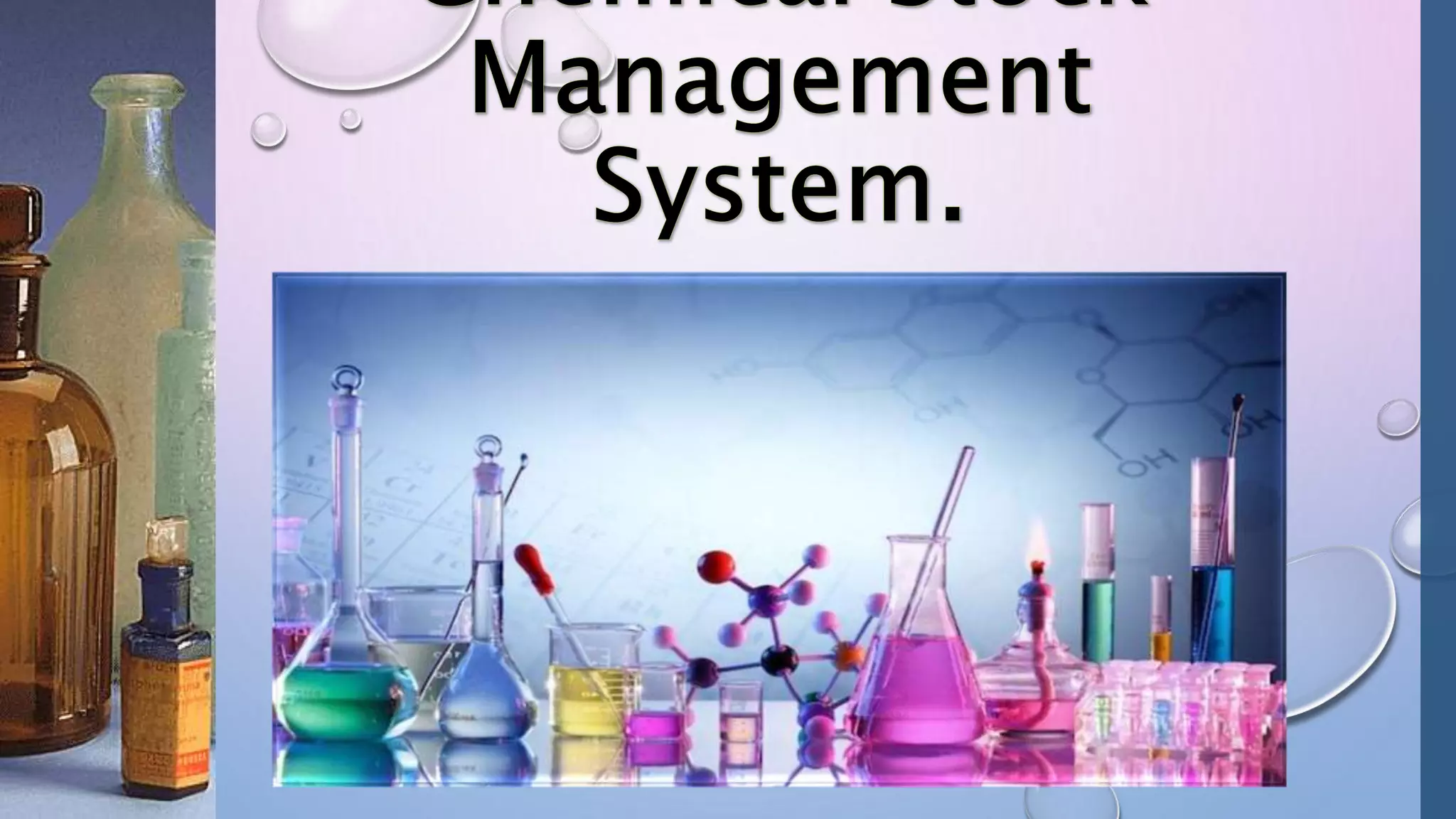 Chemical management system final | PPT
