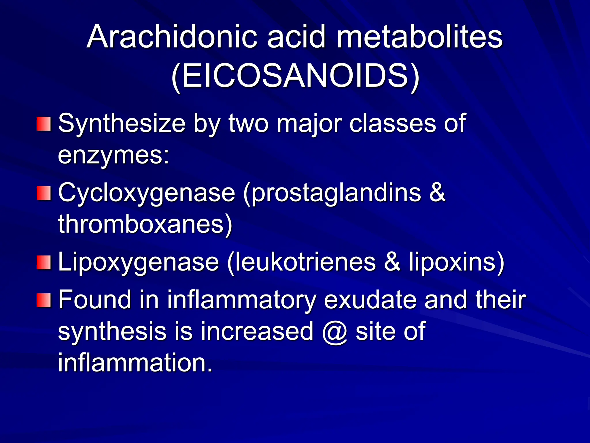 chemical mediators 2.ppt | Blood Disorders | Diseases and Conditions