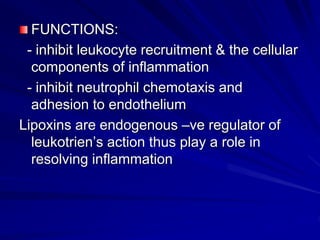 chemical mediators 2.ppt | Blood Disorders | Diseases and Conditions