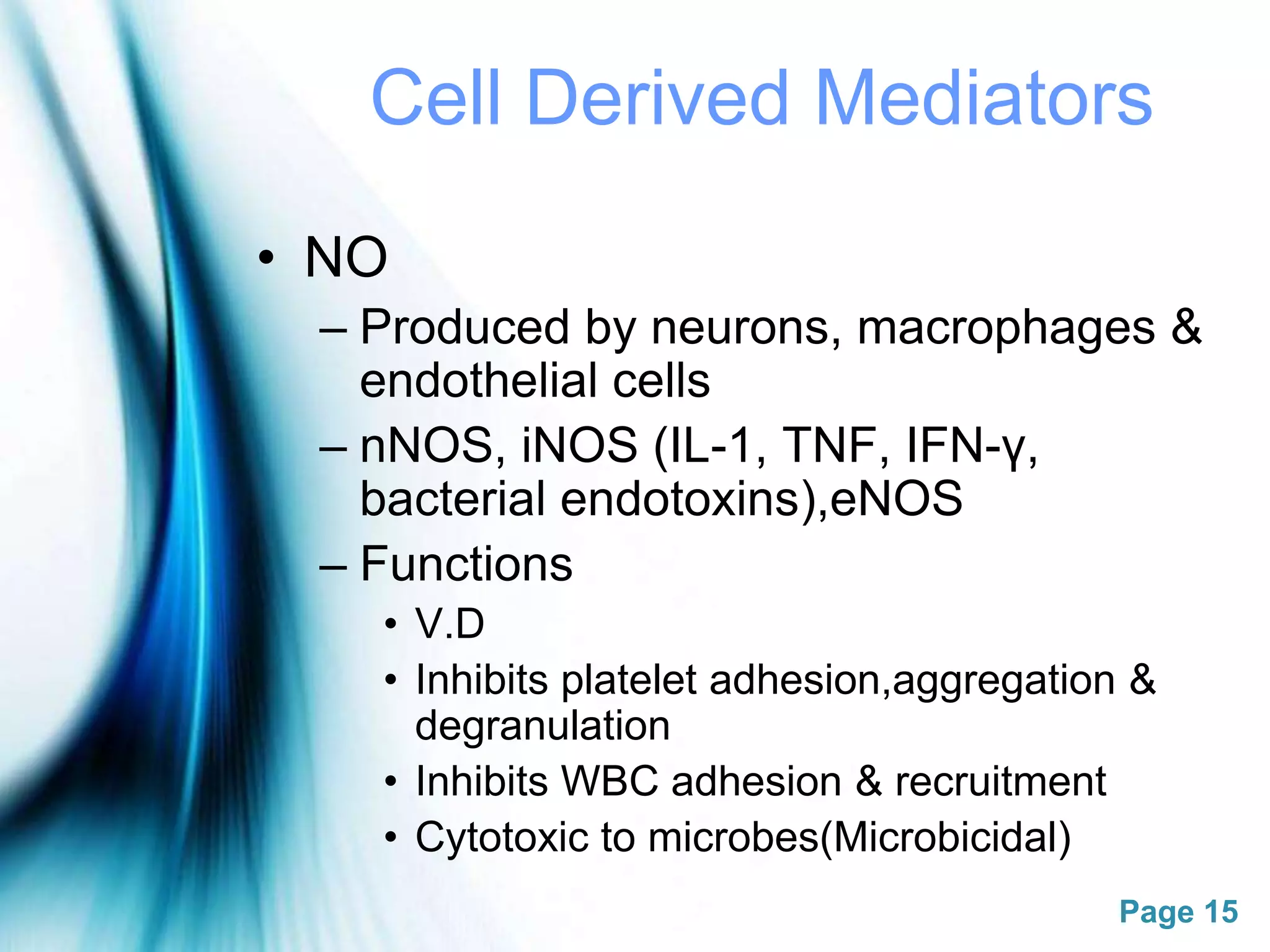 Chemical mediators of inflammation | PPTX