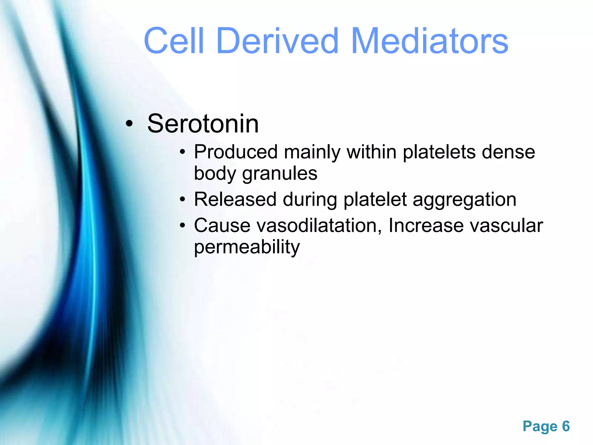 Chemical mediators of inflammation | PPTX