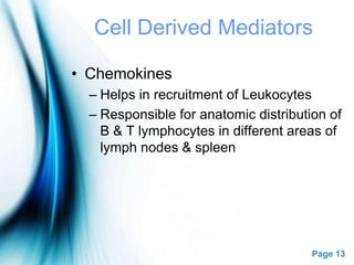 Chemical mediators of inflammation | PPTX
