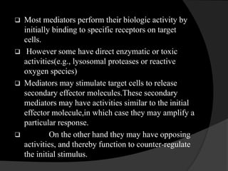 Chemical mediators of inflammation | PPTX