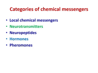 Chemical messengers | PPTX