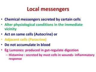 Chemical messengers | PPTX