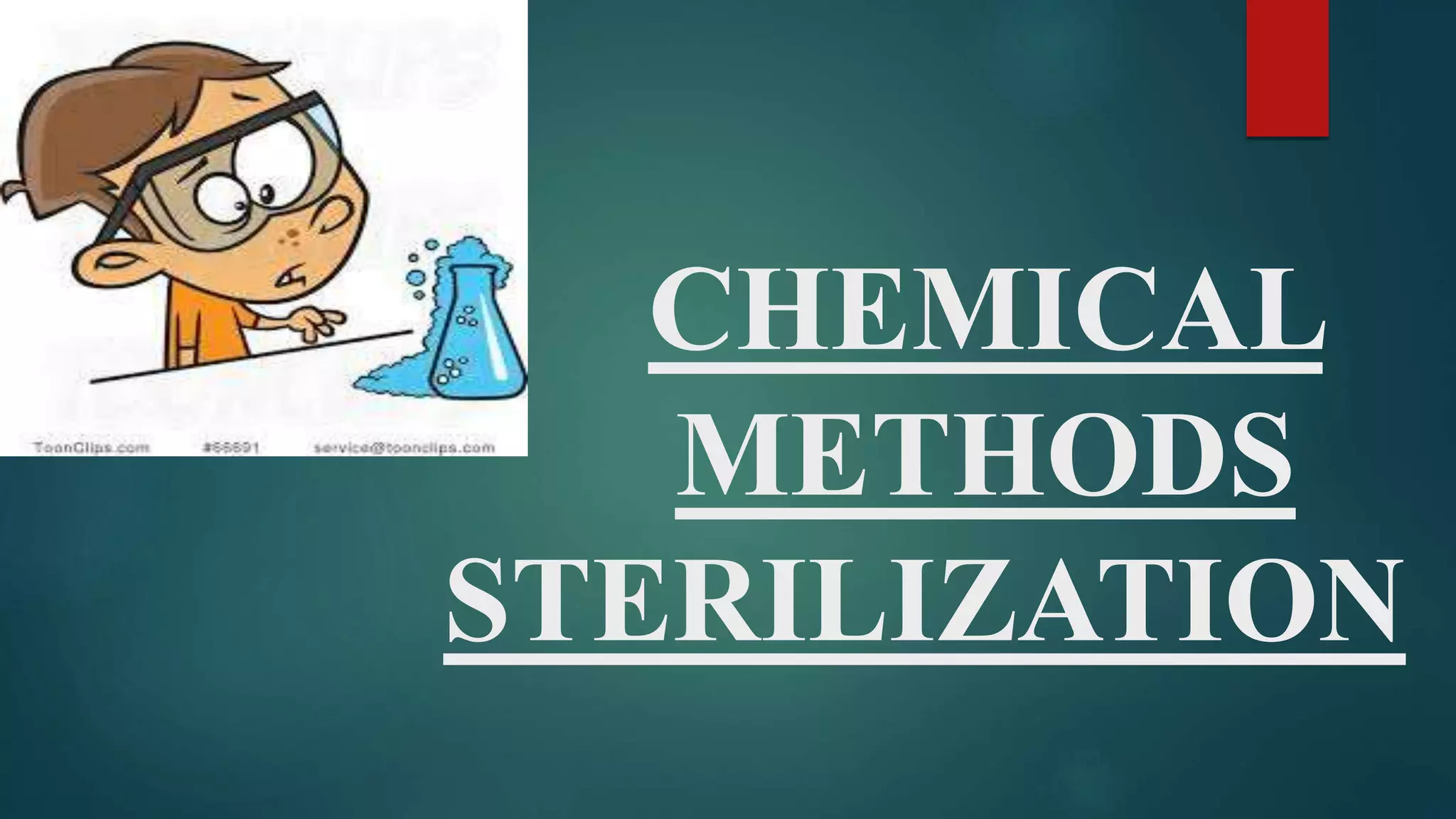 Chemical Methods for Sterilization | PPTX