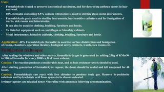 Chemical Methods for Sterilization | PPTX