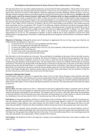 Chemical, mineralogical and metallurgical characterization of goethite ...