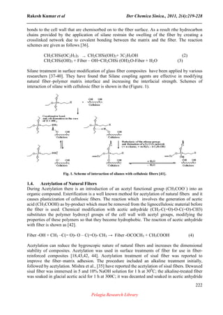 Chemical modifications of natural fiber for composite material | PDF