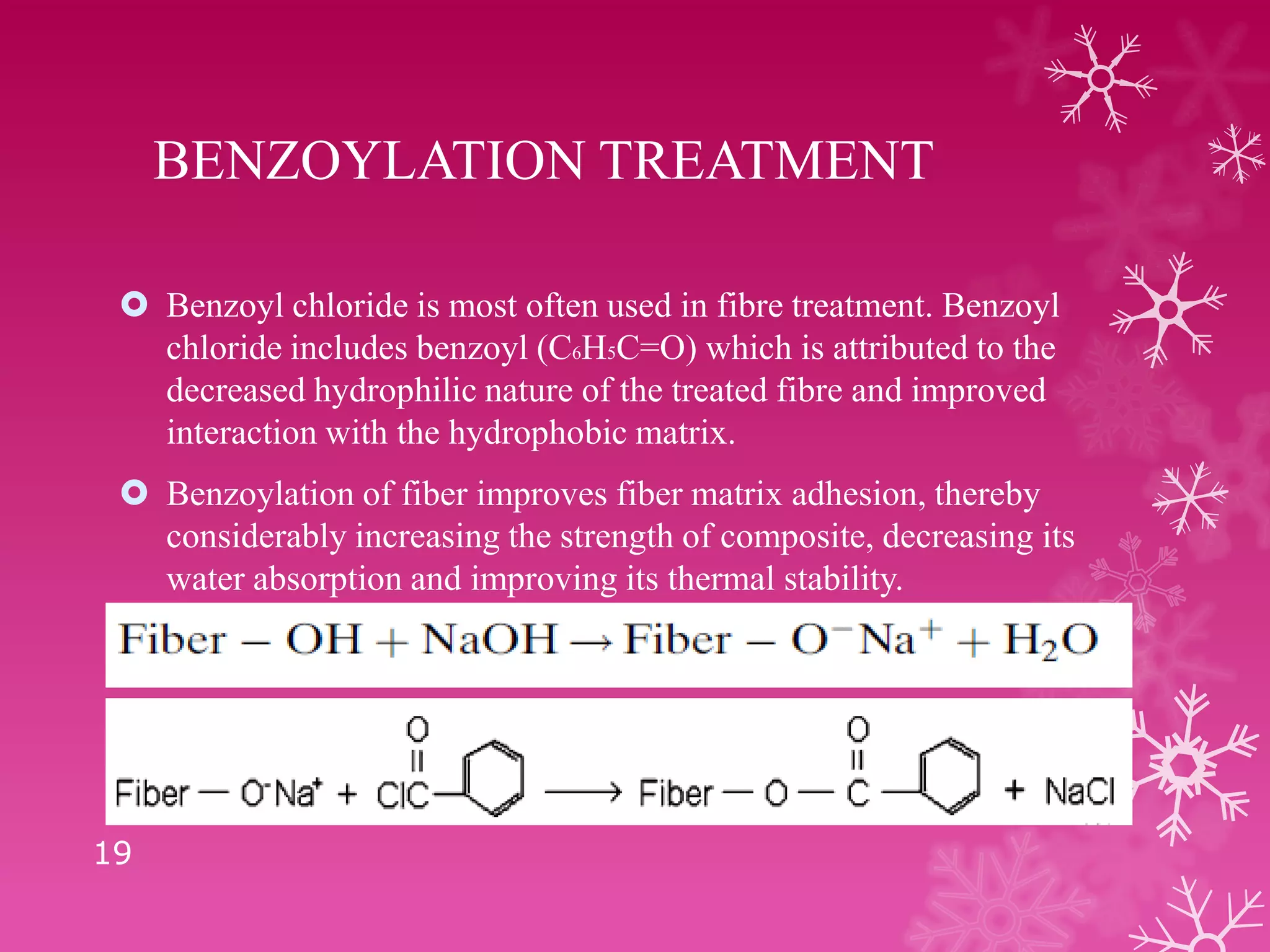 Chemical modifications of natural fibres for composite applications | PPTX