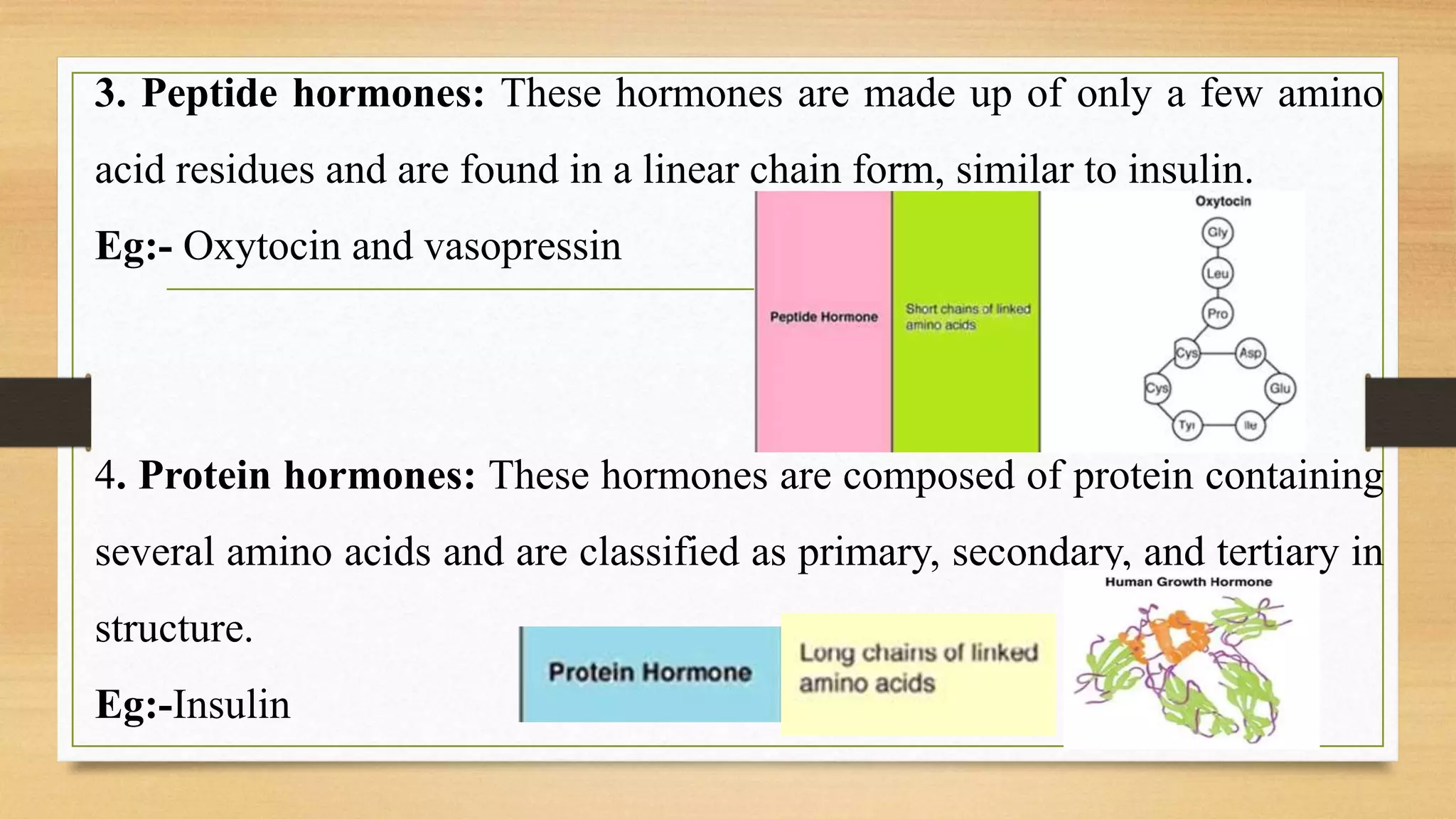 Chemical nature and gross features of hormones - pptx | PPTX
