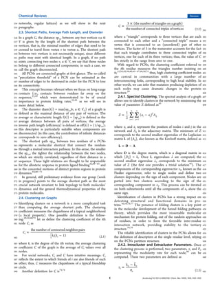 Protein Contact Networks: An Emerging Paradigm in Chemistry | PDF