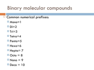 Acid and Ionic Nomenclature | PPT