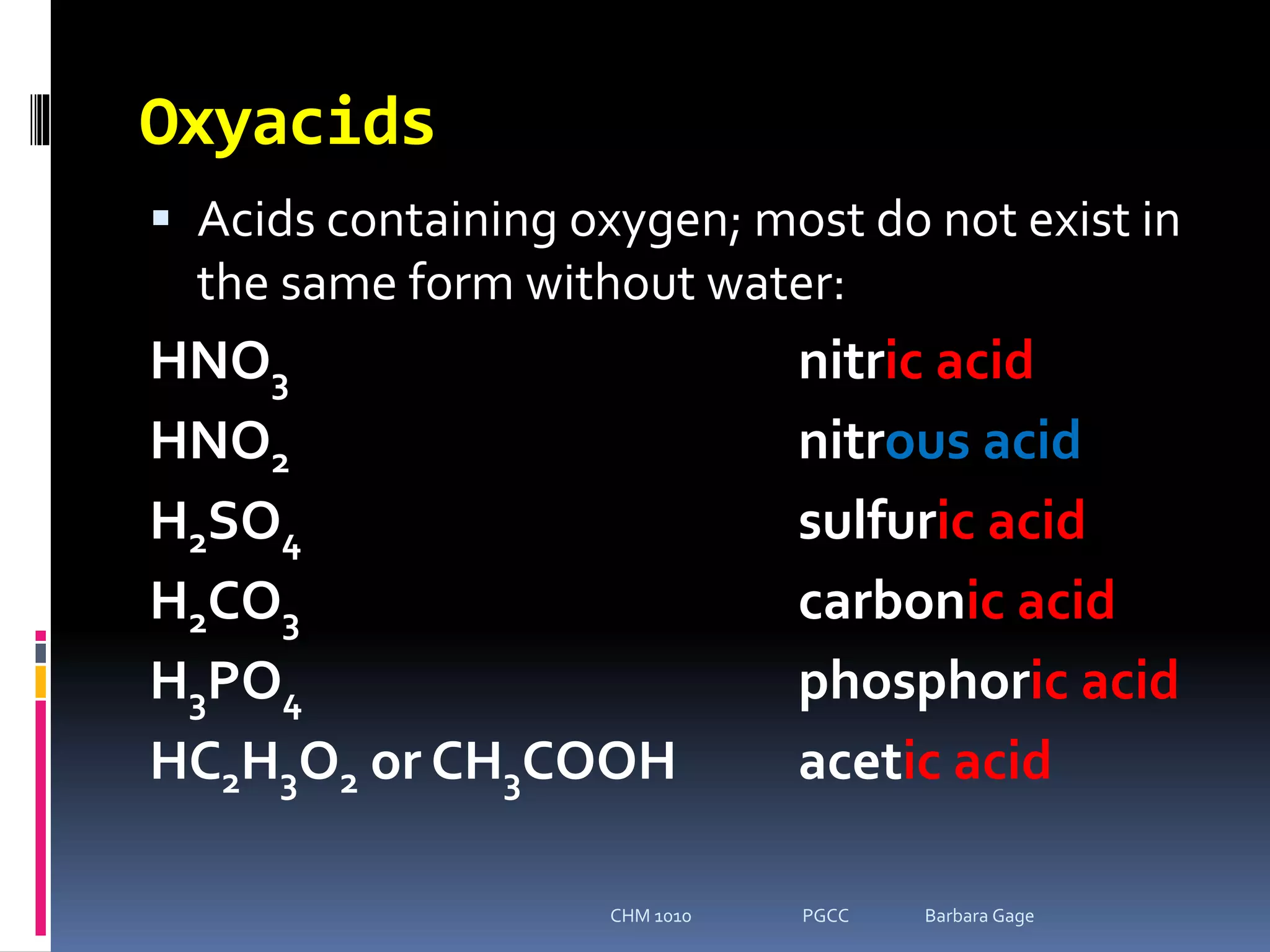 Chemical nomenclature 1 | PPTX