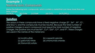 Chemical Nomenclature | PDF | Chemistry | Science