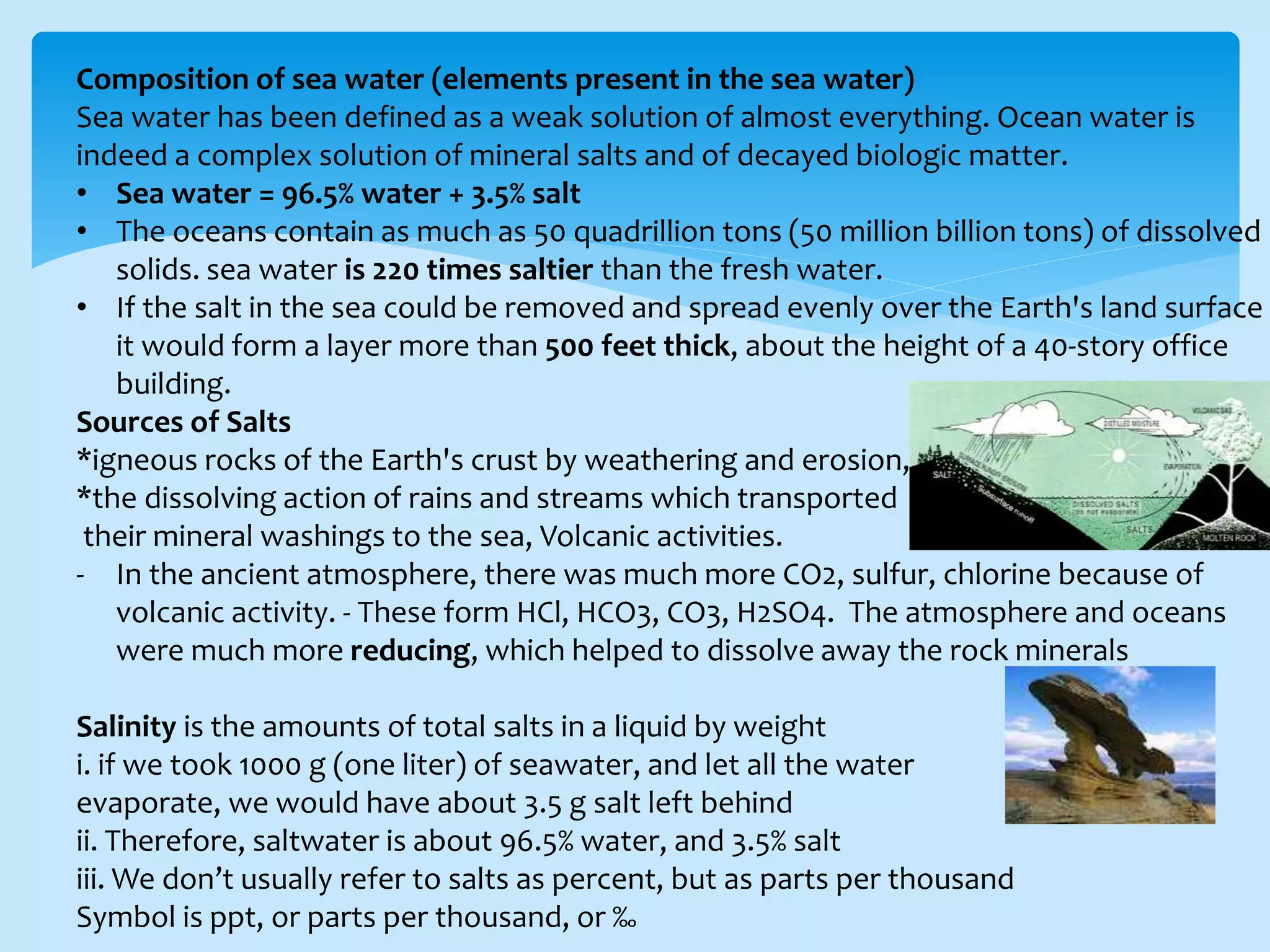 Chemical oceanography | PPTX