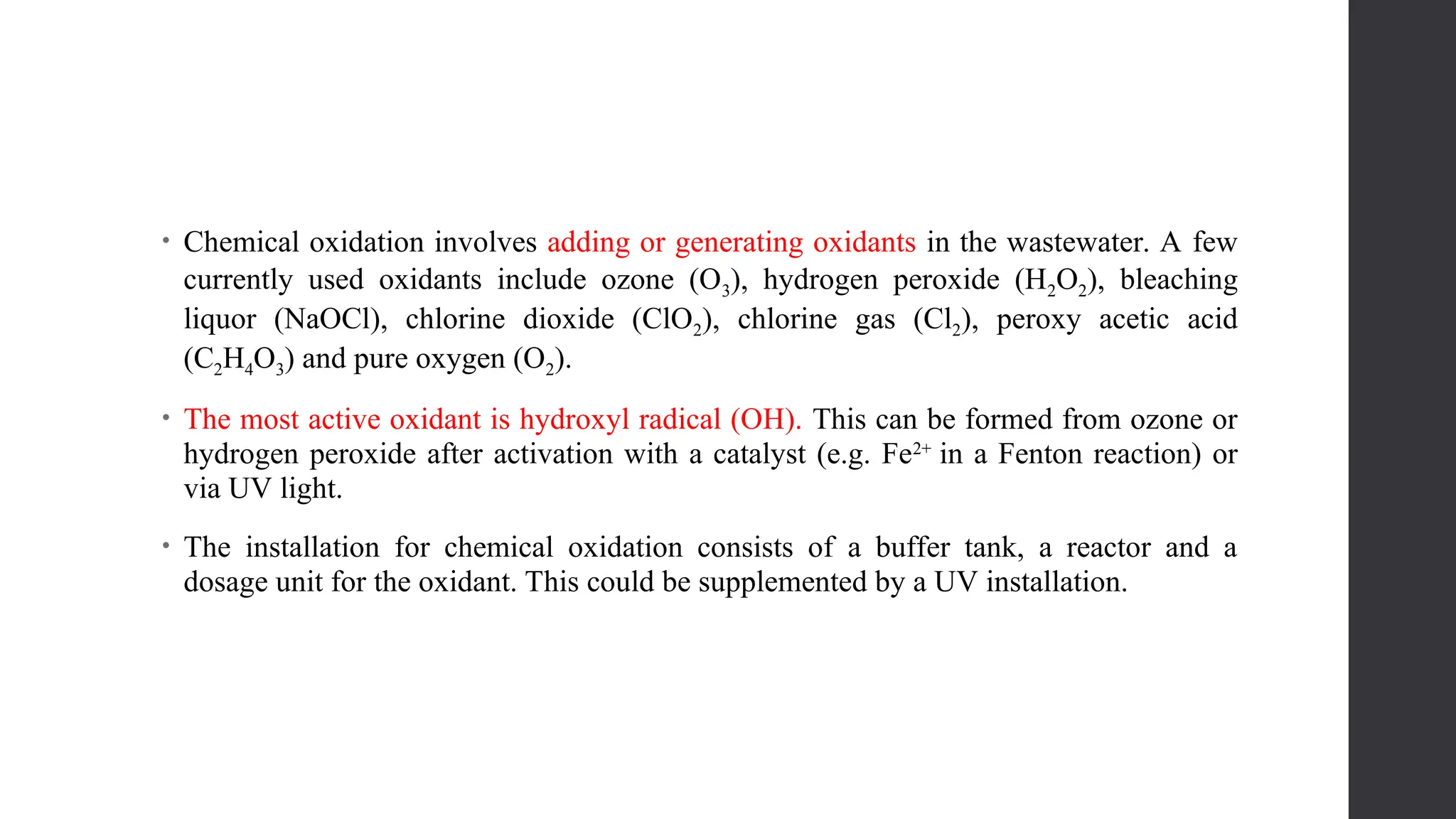 chemical oxidation - ozonation photocatalystic .ppt